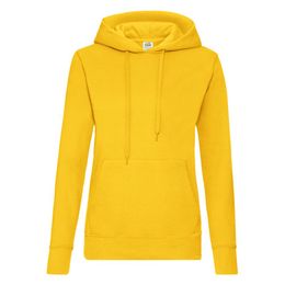 Fruit of the Loom - "Classic" Kapuzenpullover f&uuml;r Damen (Sonnenblume)