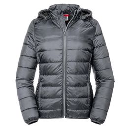 Russel Athletic Russell Womens/Ladies Hooded Nano Padded Jacket (B&uuml;geleisen)