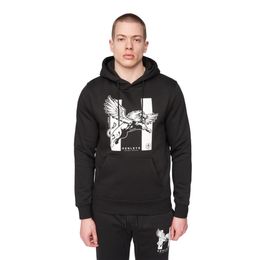 Henleys - "Curveball" Kapuzenpullover f&uuml;r Herren (Schwarz)