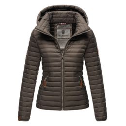 Marikoo Damen Steppjacke &ndash; L&ouml;wenbaby, leicht mit abnehmbarer Kapuze