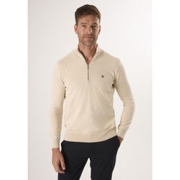 Pullover Strickpullover Mit Halbem Rei&szlig;verschluss