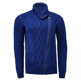 Rusty Neal Strick Jacke mit Rollkragen und Asymmetrischem Rei&szlig;verschluss