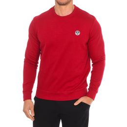 North Sails Lang&auml;rmeliges Sweatshirt mit Rundhalsausschnitt 9024070 Herren