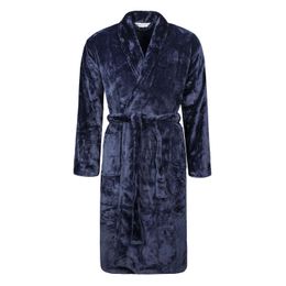 Heat Holders W&auml;rmehalter - Weicher warmer Morgenmantel f&uuml;r Herren - Navy