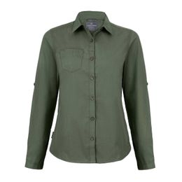 Craghoppers - "Kiwi" Hemd f&uuml;r Damen, Lang&auml;rmlig (Dunkles Zedern-Gr&uuml;n)