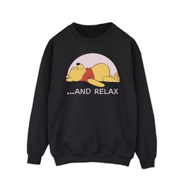 Disney - "Relax" Sweatshirt f&uuml;r Herren (Schwarz)
