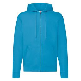 Fruit of the Loom - "Classic" Kapuzenjacke f&uuml;r Herren/Damen Unisex (Azure Blau)