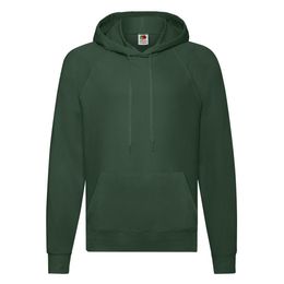 Fruit of the Loom - Sweatshirt mit Kapuze f&uuml;r Herren/Damen Unisex (Flaschengr&uuml;n)