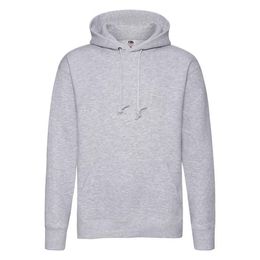 Fruit of the Loom - "Premium" Kapuzenpullover f&uuml;r Herren/Damen Unisex (Grau meliert)