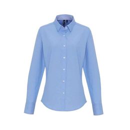 Premier - Formelles Hemd f&uuml;r Damen Lang&auml;rmlig (Dunkelblau)