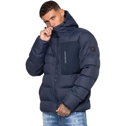 Enzo Milano | Herren Kapuzen-Pufferjacke