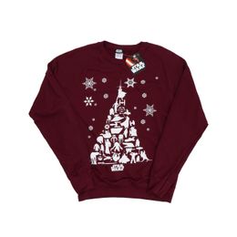 Star Wars - Sweatshirt f&uuml;r Damen (Burgunderrot)