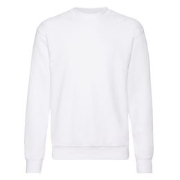 Fruit of the Loom - "Classic" Sweatshirt Eingesetzt f&uuml;r Herren/Damen Unisex (Wei&szlig;)