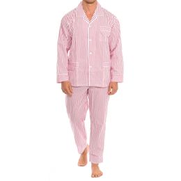 Herren Langarmhemd Schlafanzug KL30194