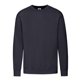 Fruit of the Loom - Sweatshirt f&uuml;r Herren/Damen Unisex angesetzte &Auml;rmel (Marineblau)