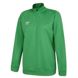 Umbro Womens/Ladies Club Essential Half Zip Sweatshirt (Smaragd)