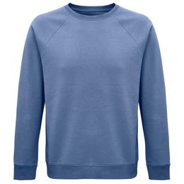 SOLS Unisex Erwachsene Space Organic Raglan Sweatshirt (Blau)