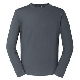 Russel Athletic Russell - "Classic" T-Shirt f&uuml;r Herren/Damen Unisex Lang&auml;rmlig (Grau)