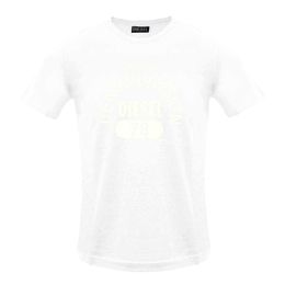 Diesel - "Property Of Denim Division" T-Shirt f&uuml;r Herren (Wei&szlig;)