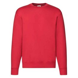 Fruit of the Loom - "Premium" Sweatshirt &Uuml;berschnittene Schulter f&uuml;r Herren (Rot)