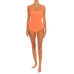 Teleno Damen Badeanzug mit Rundhalsausschnitt EB0216B
