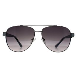 Guess GF5094 10B gl&iuml;&iquest;&frac12;nzend hell nickeltin rauchgraue Sonnenbrille mit Farbverlauf