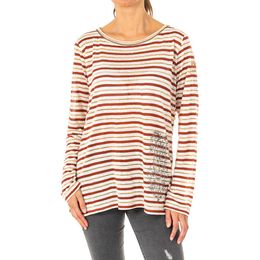 La Martina Langarm-T-Shirt mit Rundhalsausschnitt f&uuml;r Frauen LWRE01