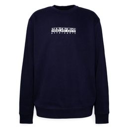Herrenpullover der Marke Napapijri. Die Pullover von Napapijri sind aus Baumwolle gefertigt und haben eine normale Passform. Die weiche Baumwolle sorgt f&uuml;r einen hohen Tragekomfort. Marke: NapapijriModellname: B-Box SweaterKategorie: HerrenpulloverMaterialien: BaumwolleFarbe: blau