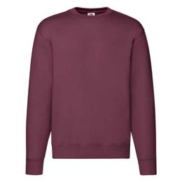 Fruit of the Loom - "Premium" Sweatshirt &Uuml;berschnittene Schulter f&uuml;r Herren (Burgunderrot)