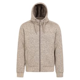 Mountain Warehouse Herren Nevis II Kunstfell Hoodie (Beige)