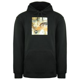 Nicce Long Sleeve Pullover Schwarzer Herren Luftkasten Hoodie 211 1 02 06 0345
