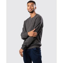 Lyle & Scott Lyle And Scott Sweatshirt mit Rundhalsausschnitt aus Bio-Baumwolle f&uuml;r Herren in Grau
