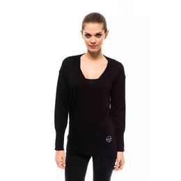 V-Ausschnitt Strickpullover Mo14229