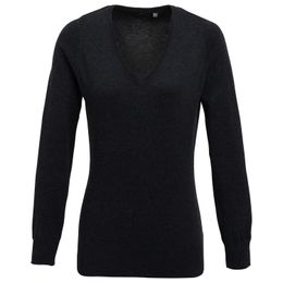 Premier - Sweatshirt V-Ausschnitt f&uuml;r Damen (Holzkohle)