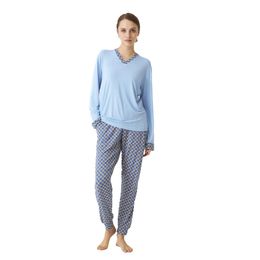 Damen Langarm-Shirt Schlafanzug JJBDP0901