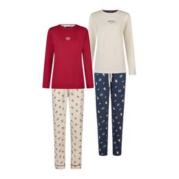 Happy Shorts Damen Pyjama ChristmasSchlafanzug, Pyjama Set, Nachtw&auml;sche