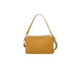 Giulia Monti Schultertasche Senfgelb