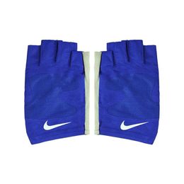 Nike Logo Blue White Herren Rugby Handschuhe PGR002 401