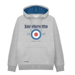 Lambretta - "AW24" Kapuzenpullover f&uuml;r Herren (Grau meliert)