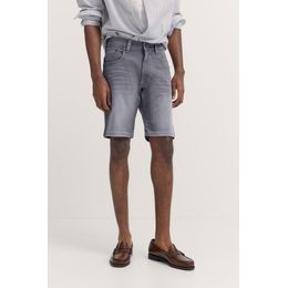 Bugatti Herren Jeans-Bermuda im Used-Wash-Design