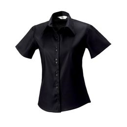 Russel Athletic Russell Collection - "Ultimate" Hemd f&uuml;r Damen kurz&auml;rmlig (Schwarz)