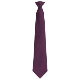Premier - "Colours Fashion" Krawatte Zum Anklemmen f&uuml;r Herren/Damen Unisex (Violett)