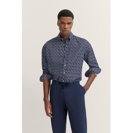 Bugatti Herren Hemd mit Button-Down-Kragen