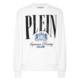 Philipp Plein Sweatshirt Round Neck Ls Racing Club