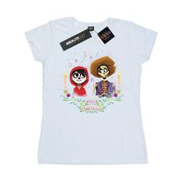 Disney - "Coco Miguel And Hector" T-Shirt f&uuml;r Damen (Wei&szlig;)
