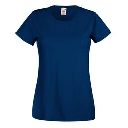 Fruit of the Loom - T-Shirts mit kurzen &Auml;rmeln - Damen (Marineblau)