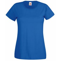Fruit of the Loom - T-Shirts mit kurzen &Auml;rmeln - Damen (K&ouml;nigsblau)
