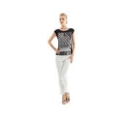 Geometrisches Top in Schwarz und Wei&szlig;