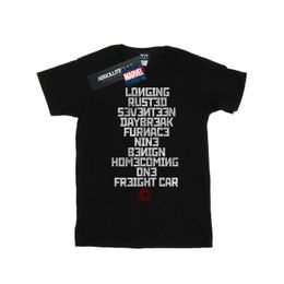 MARVEL - "Trigger Words" T-Shirt f&uuml;r Damen (Schwarz)