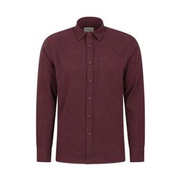 Mountain Warehouse Herren Bamford Melange Hemd (Burgund)